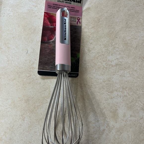 KitchenAid | Kitchen | Rare Kitchenaid Original Pink Utility Whisk With ...